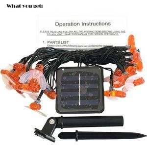 Accents | Solar String Lights 2led Outdoor Waterproof Simulation Honey ...